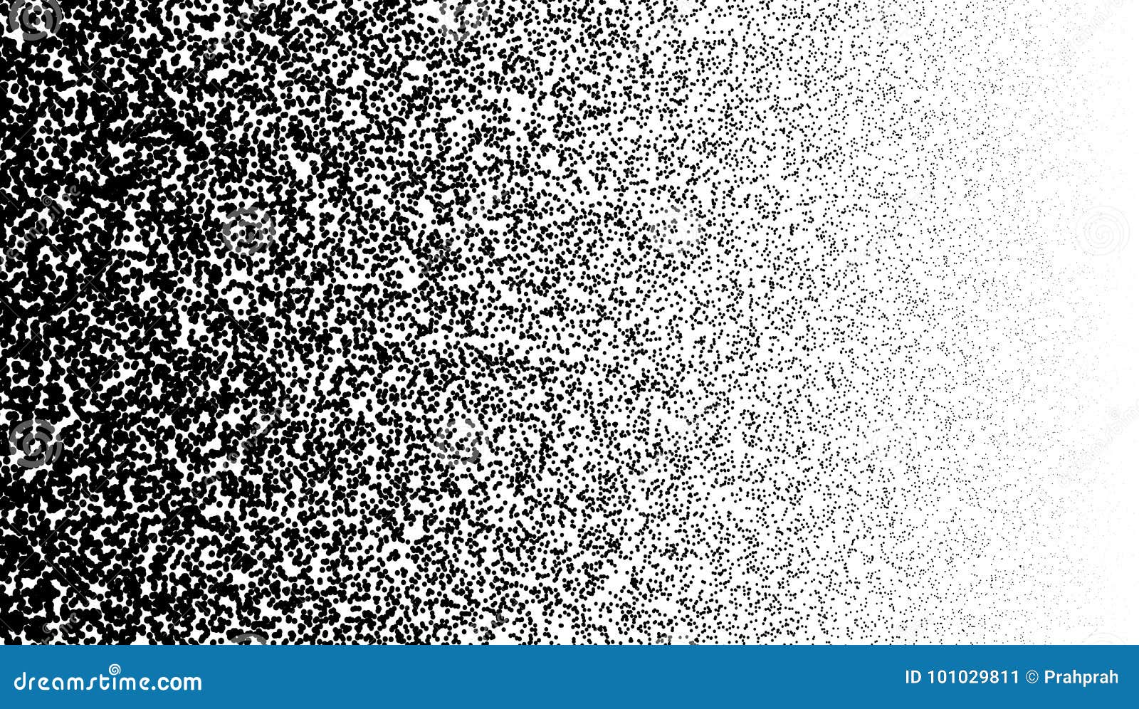 Halftone Gradient Pattern with Random Circles Stock Illustration ...