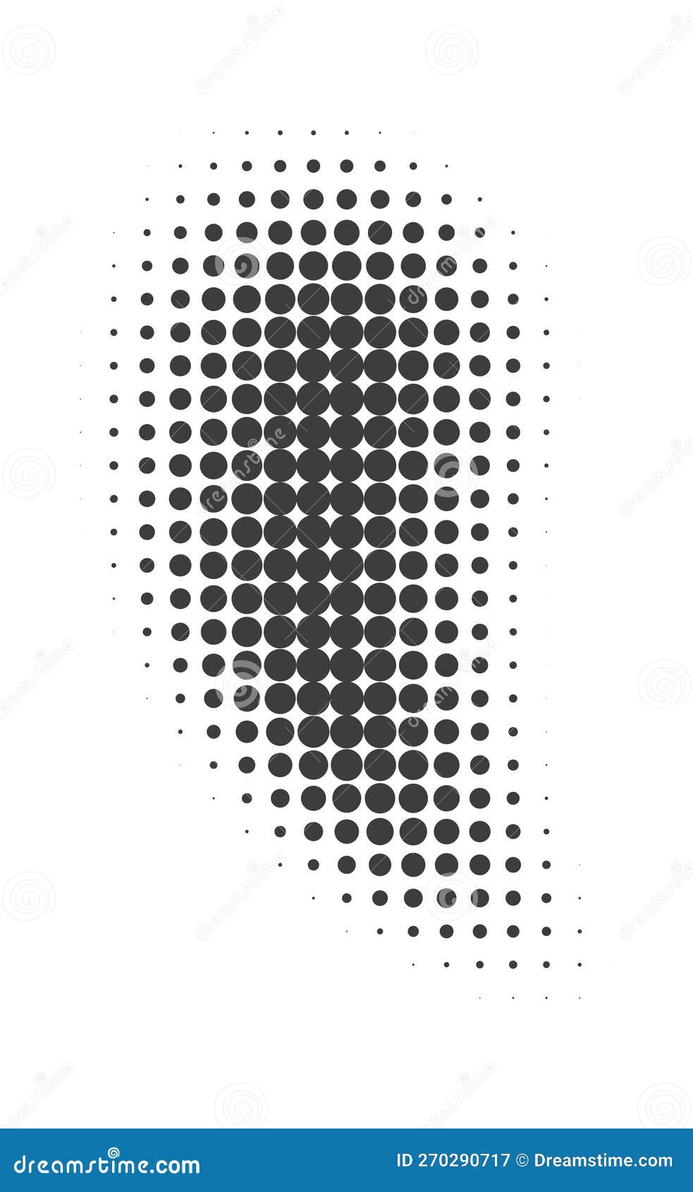 Halftone Gradient Shapes. Dots Comic Effect Stock Vector - Illustration ...