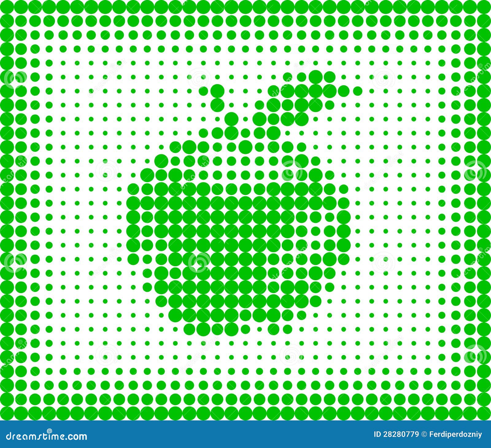 Halftone with green apple stock vector. Illustration of food - 28280779