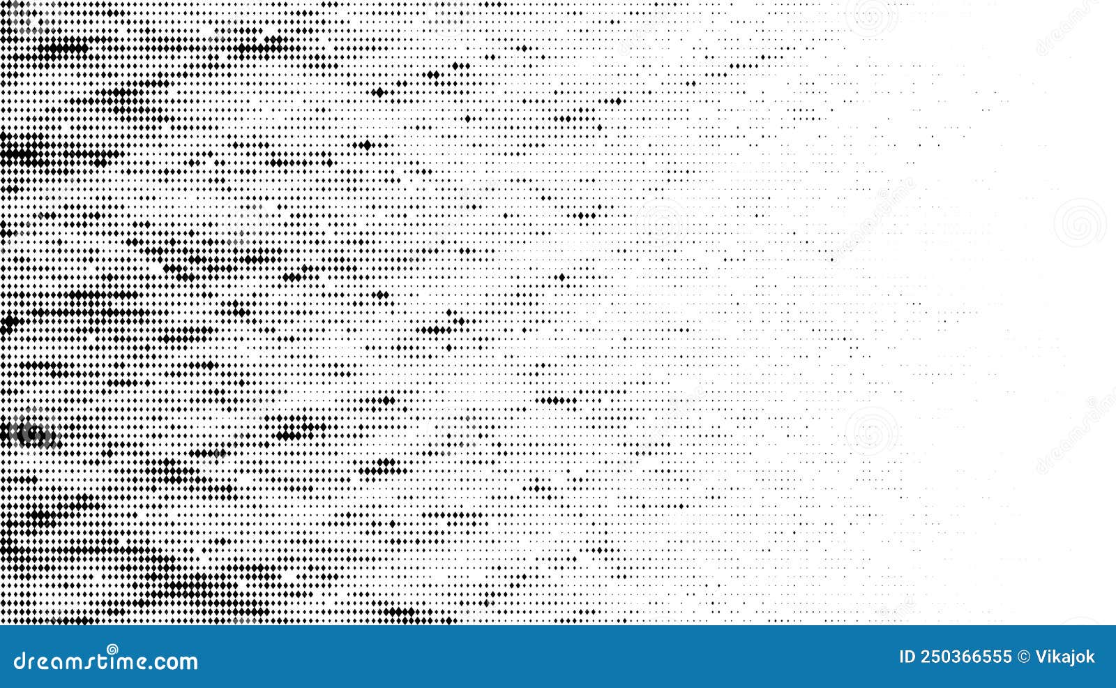 Halftone Grunge Bitmap Texture. Comic Style Pixel Grain Background. Pop ...