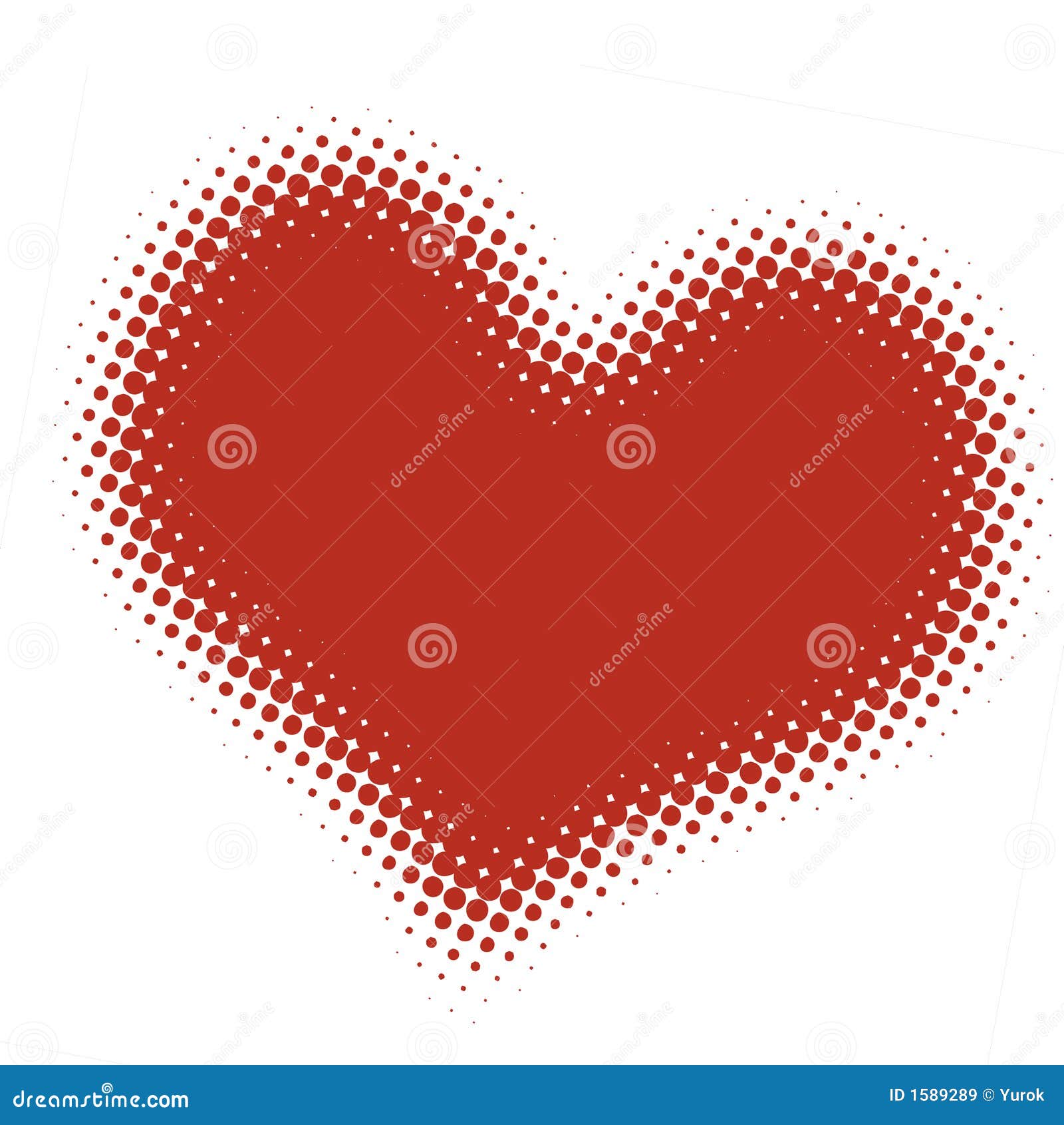 Halftone heart stock illustration. Illustration of abstract - 1589289