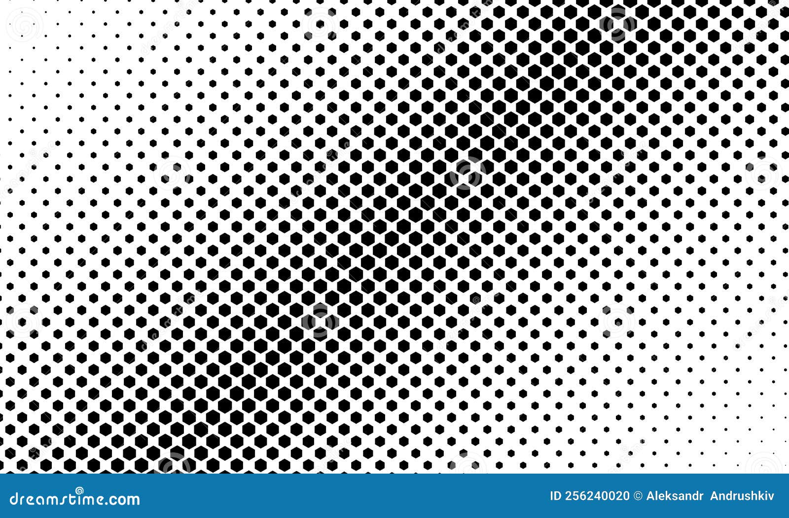 Halftone Hexagon Font And Alphabet Vector, Digital Writing Style ...