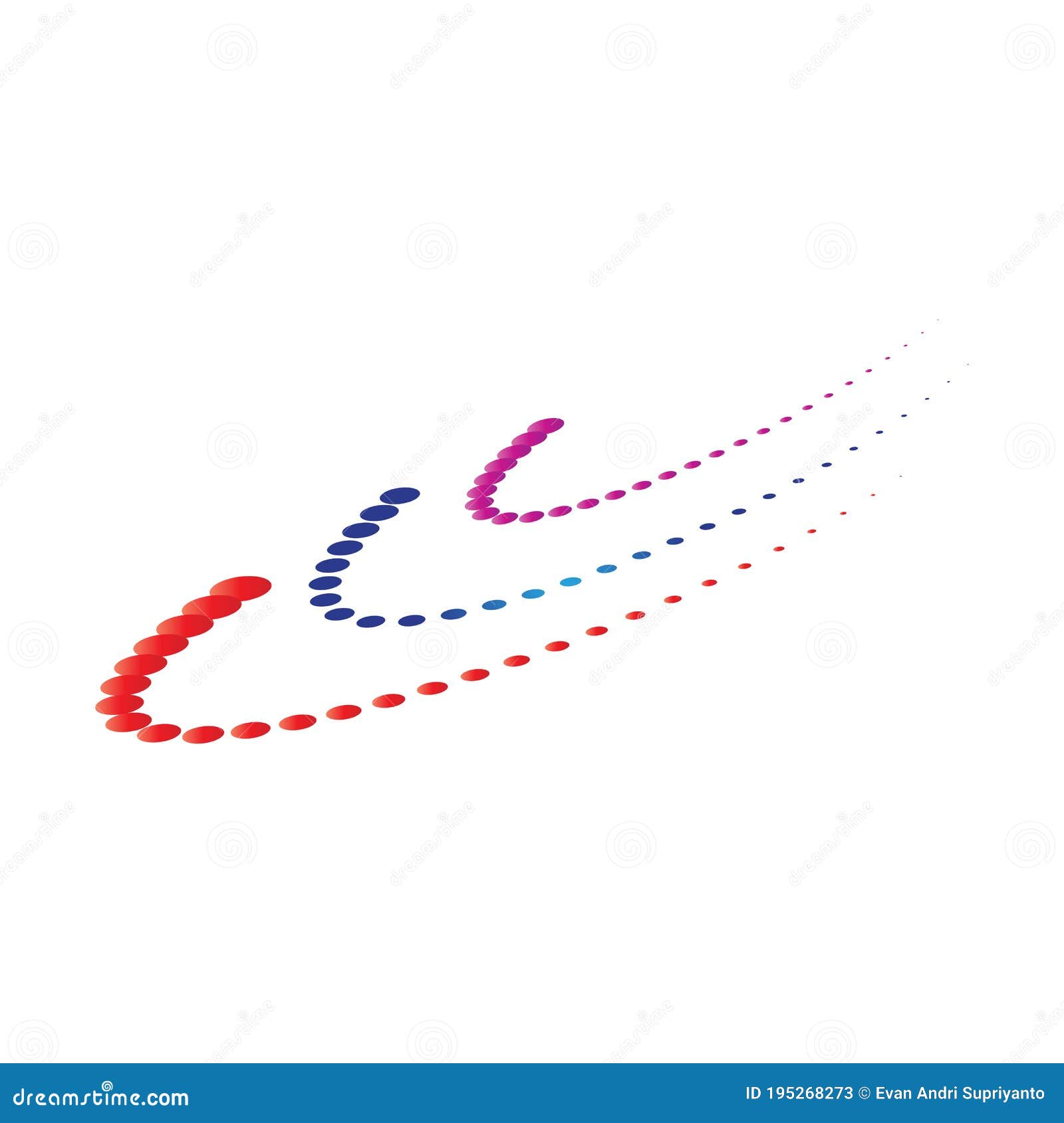 Halftone Logo Concept Vector Flat Design Stock Vector - Illustration of ...