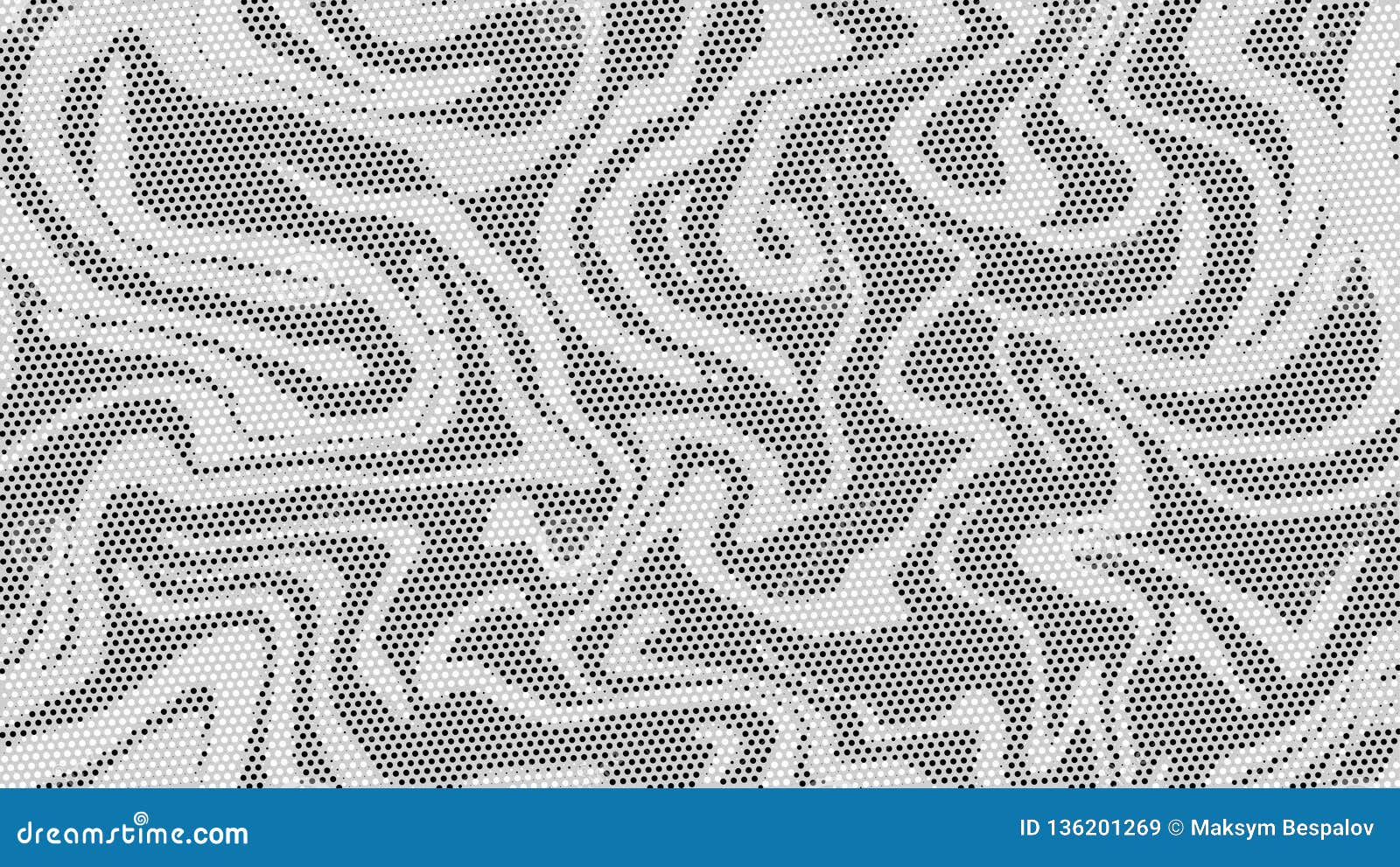 Halftone Marble Texture Background.Abstract Black and White Dot Art ...