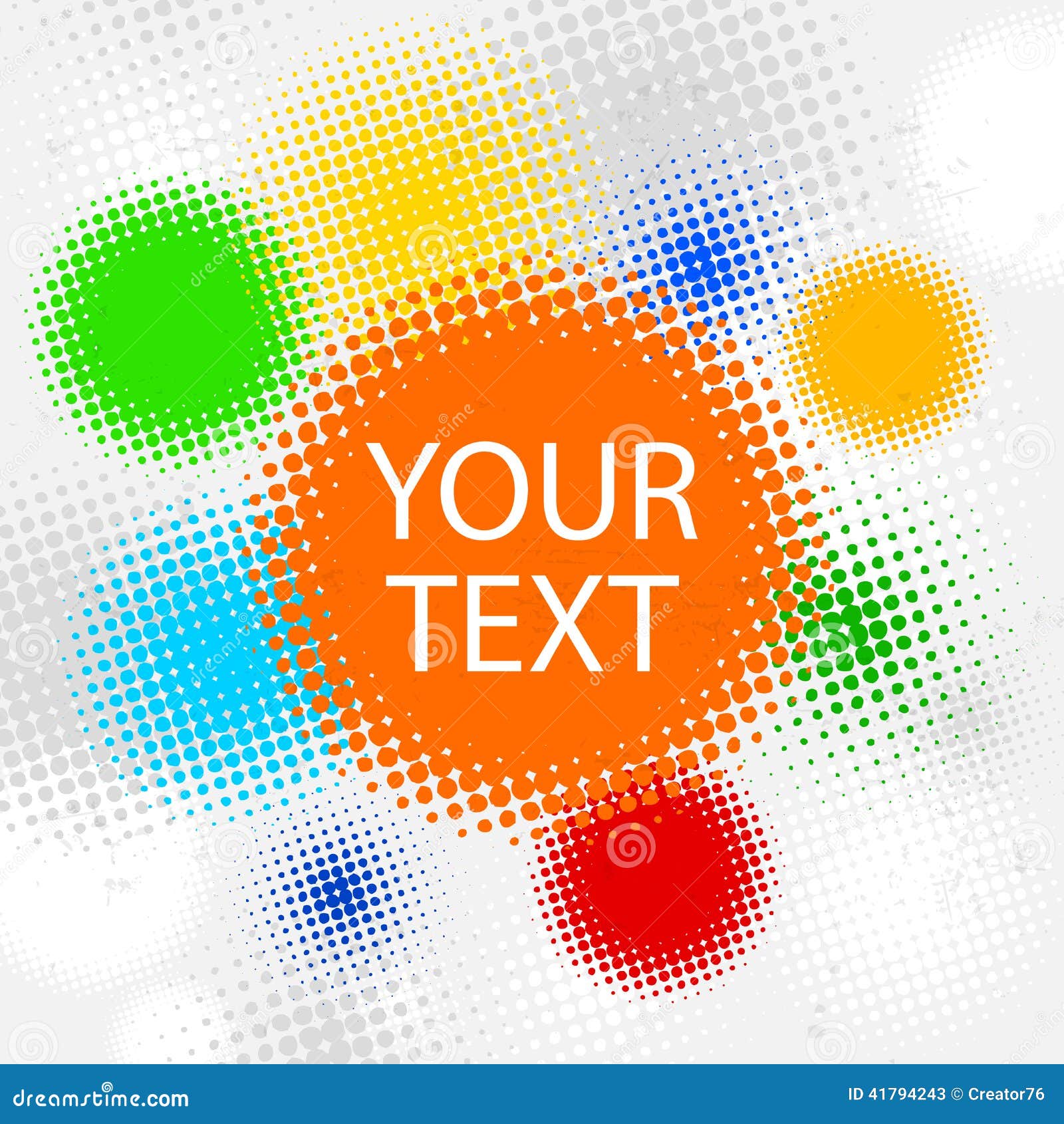 Halftone pattern colored stock vector. Illustration of design - 41794243