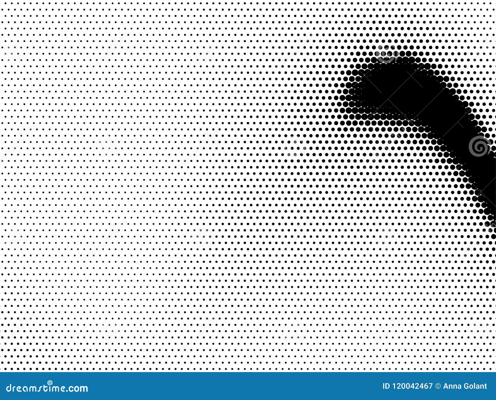 Halftone Pattern Digital Gradient with Dots. Futuristic Panel Stock ...