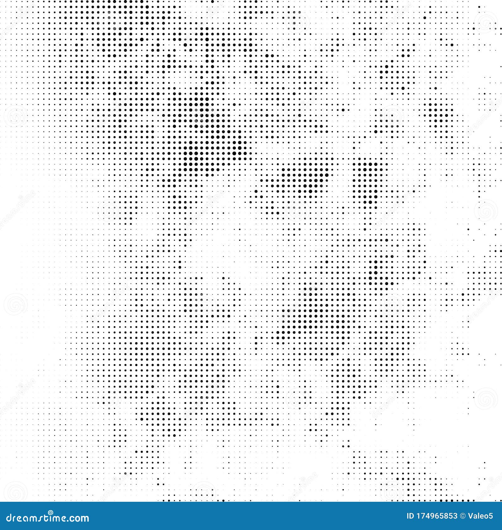 Halftone Pattern. Set Of Dots. Dotted Texture. Overlay Grunge Template ...