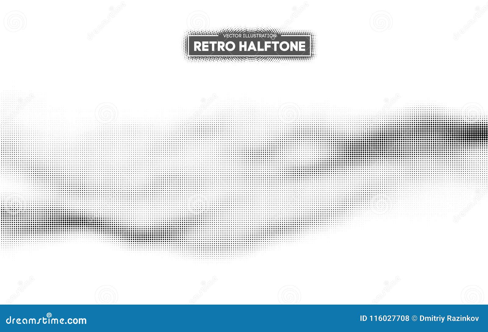 Halftone Pattern Vector. Gradient Dot Pattern. Grunge Halftone ...