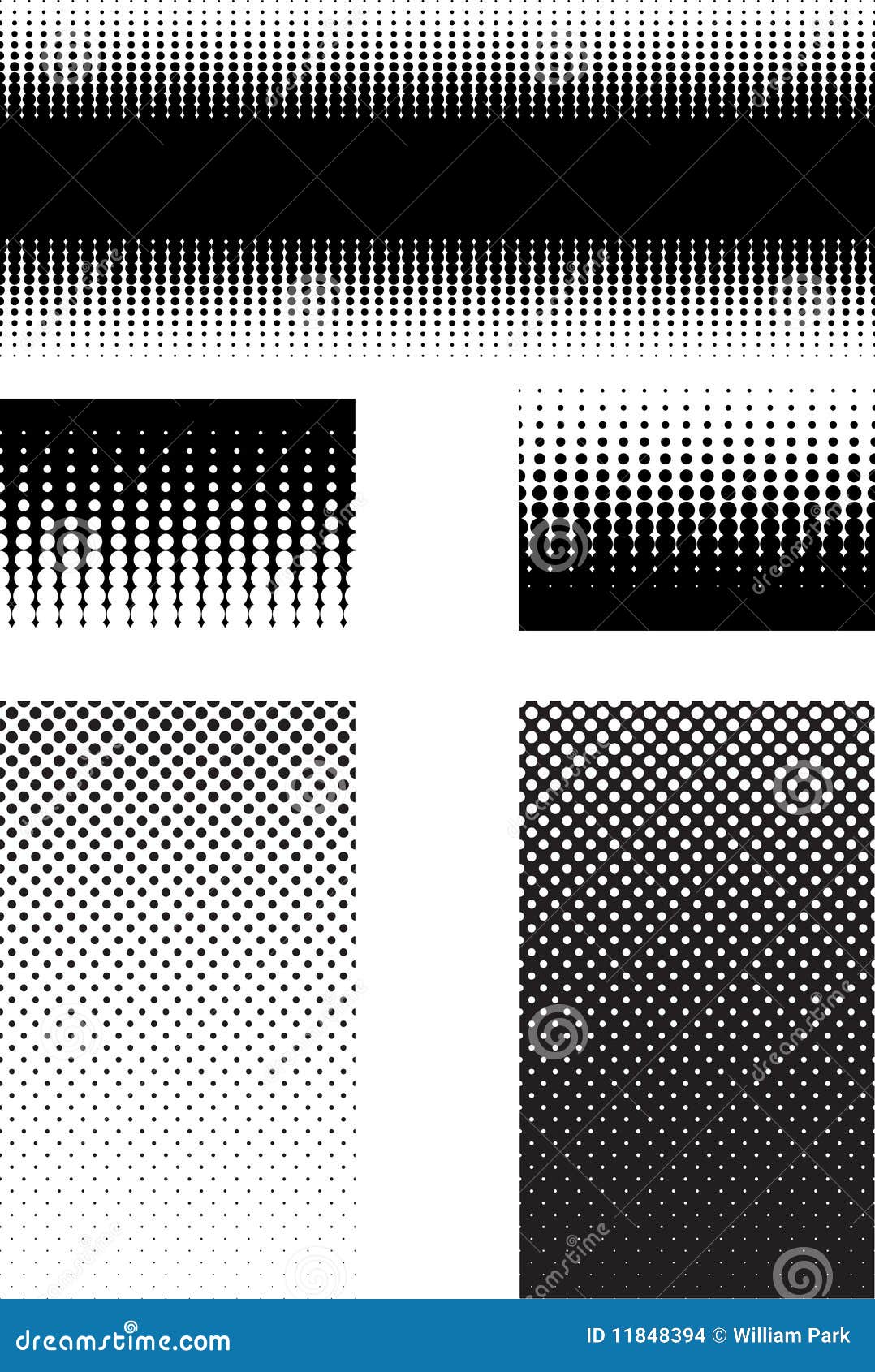 Halftone patterns stock illustration. Illustration of doted - 11848394