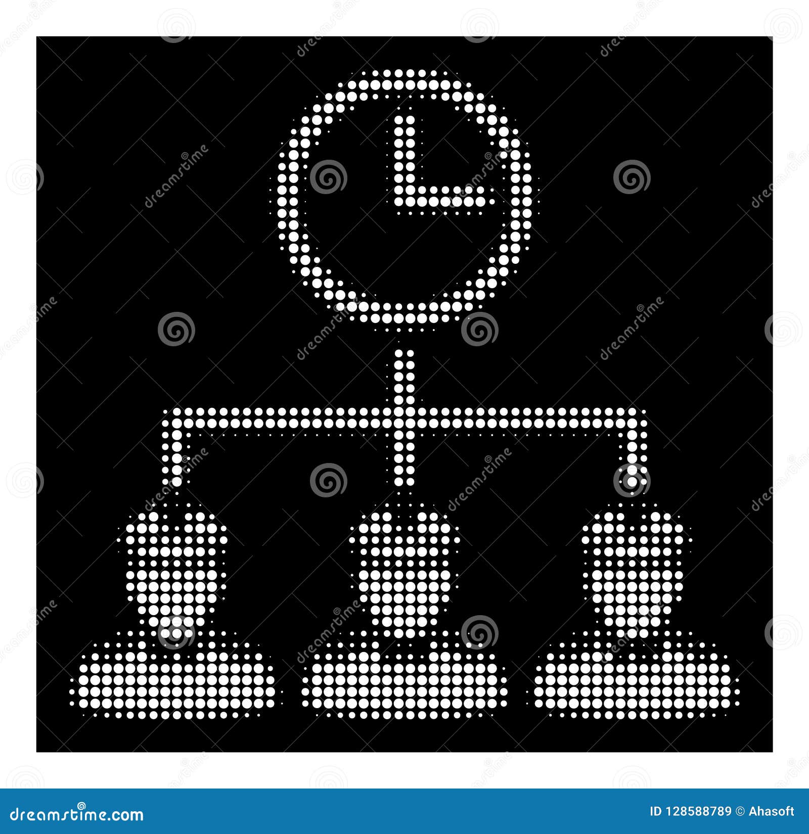 Pixel Time Scale Cartoon Vector | CartoonDealer.com #249248439
