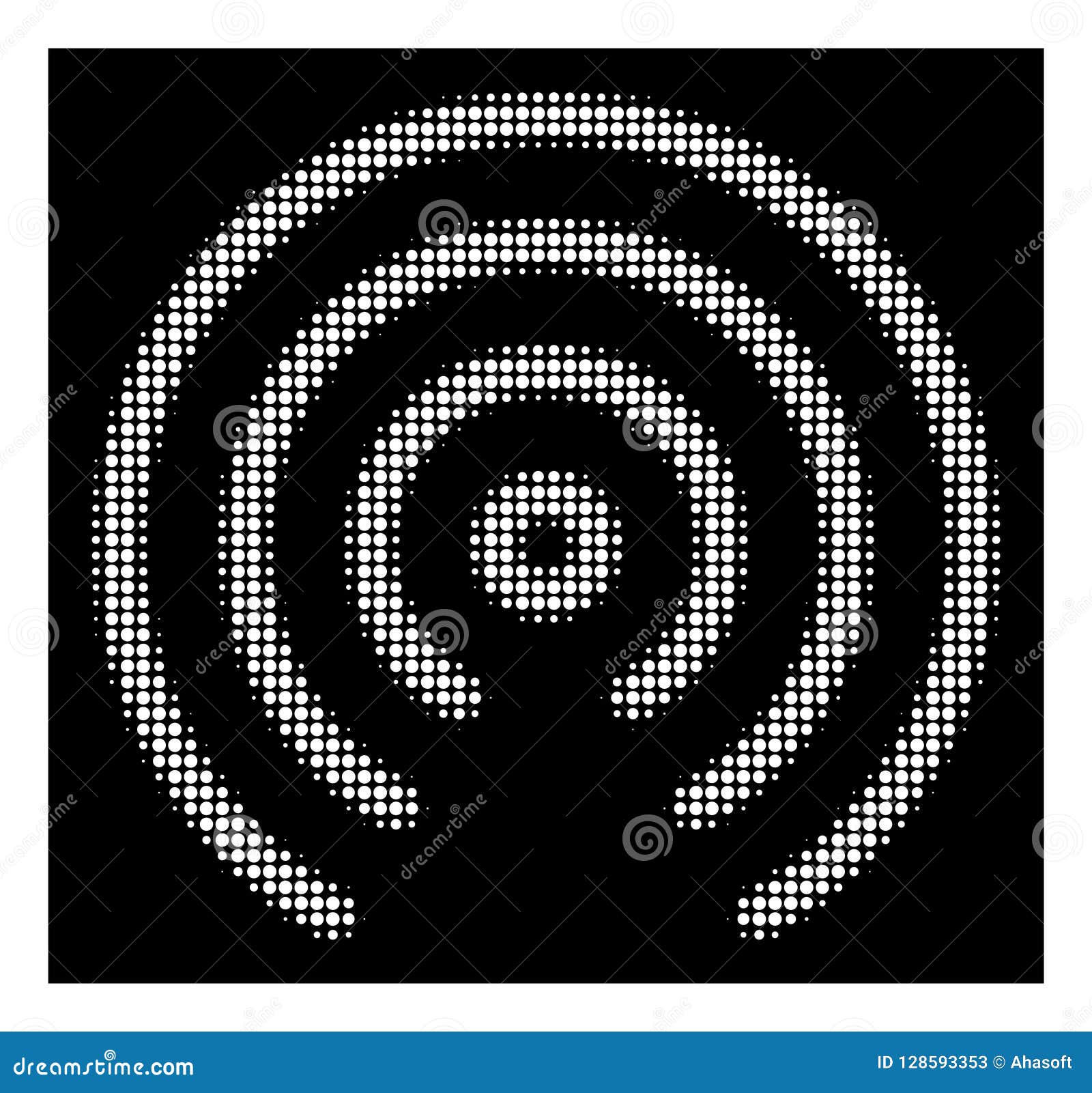 White Halftone Airdrop Center Icon Cartoon Vector | CartoonDealer.com ... White Halftone Airdrop Center Icon Cartoon Vector | CartoonDealer.com ...