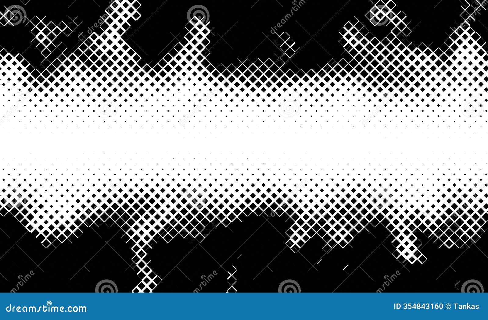 Halftone Pixelated Gradient Background. Faded Square Particles Texture ...