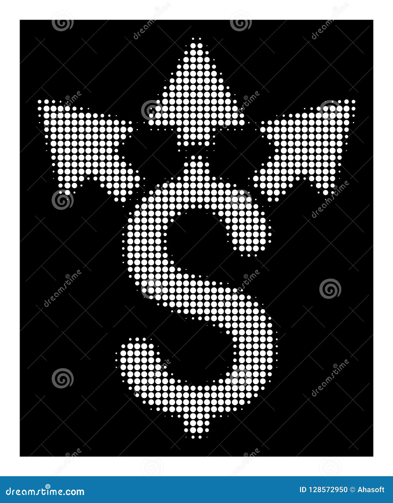 White Halftone Split Payment Icon Stock Vector - Illustration of arrow ...