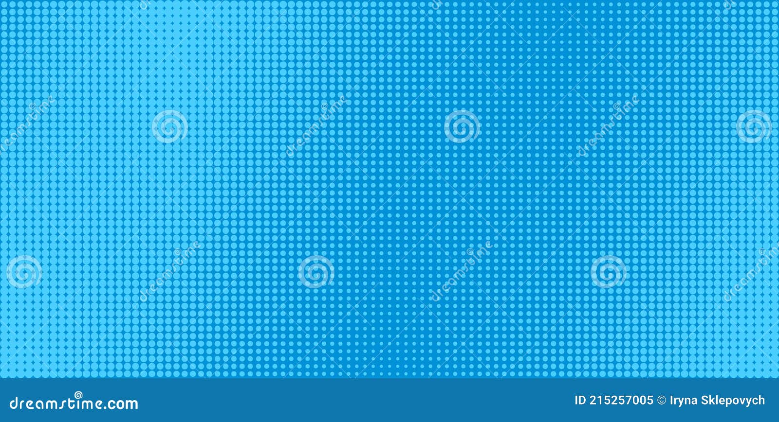 Halftone Pop Art Pattern. Comic Blue Print. Vector Illustration Stock ...
