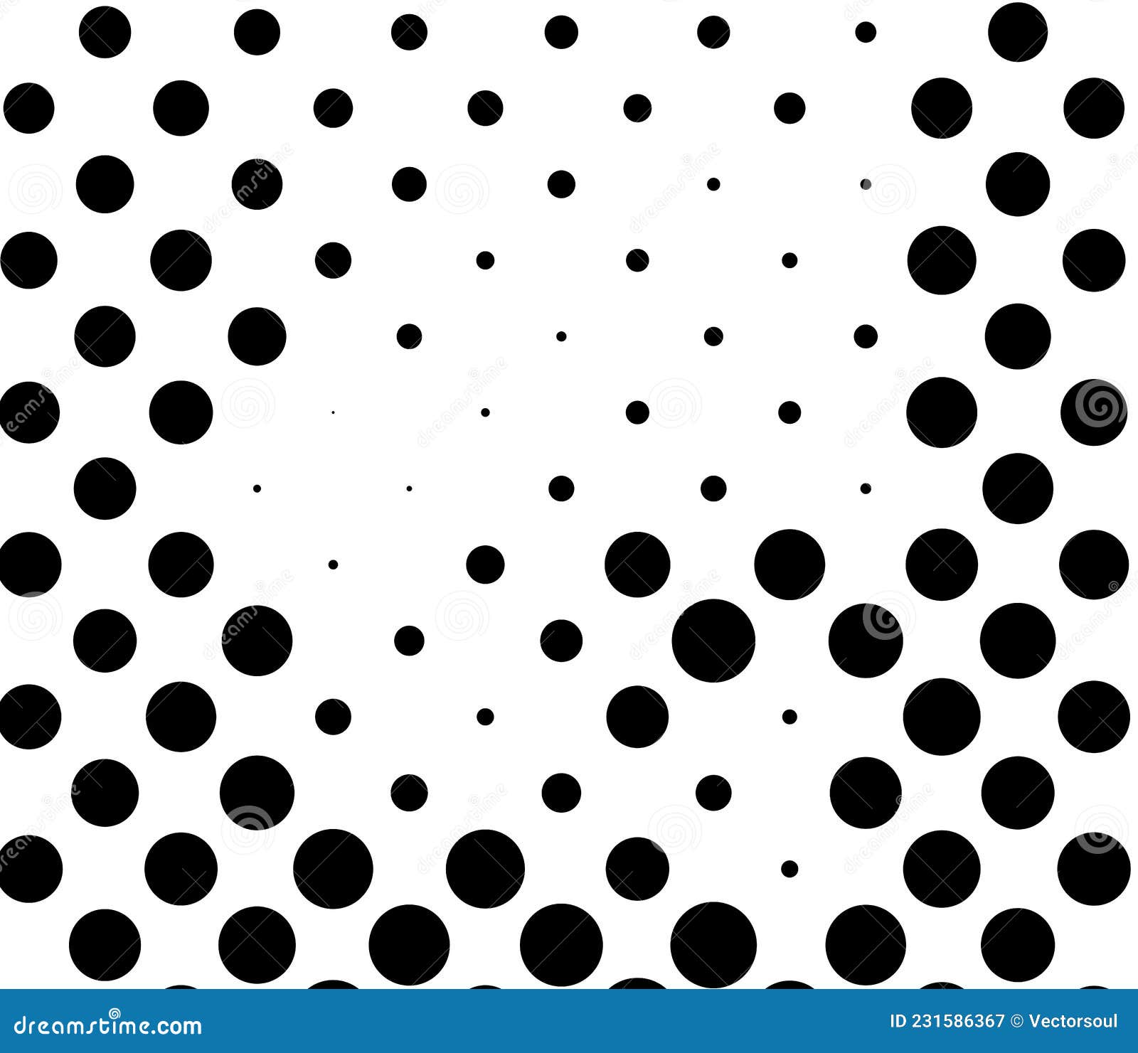 Halftone, Random Circles, Random Dots Pattern, Texture, Background ...