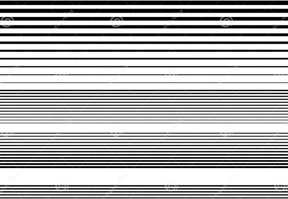 Halftone Random Horizontal Straight Parallel Lines, Stripes Pattern and ...