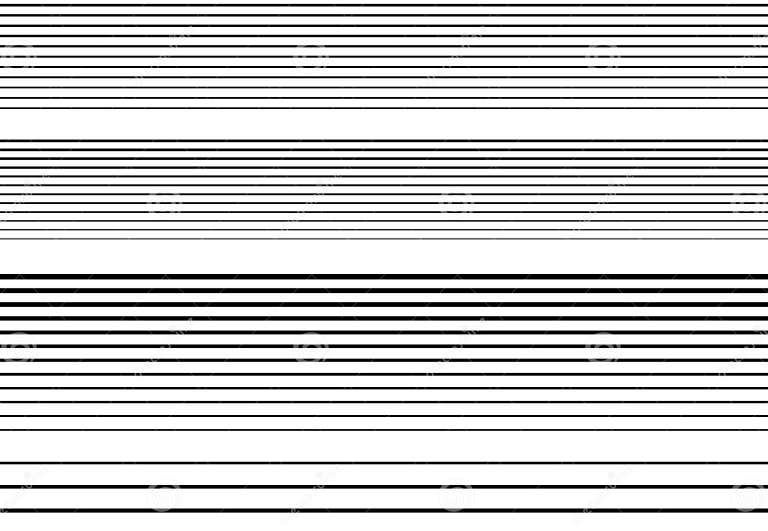 Halftone Random Horizontal Straight Parallel Lines, Stripes Pattern and ...