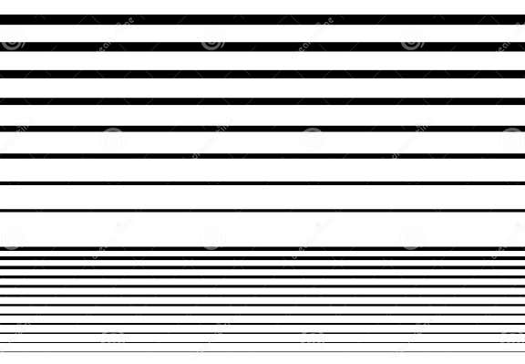 Halftone Random Horizontal Straight Parallel Lines, Stripes Pattern and ...