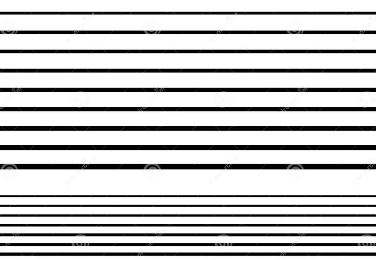 Halftone Random Horizontal Straight Parallel Lines, Stripes Pattern and ...