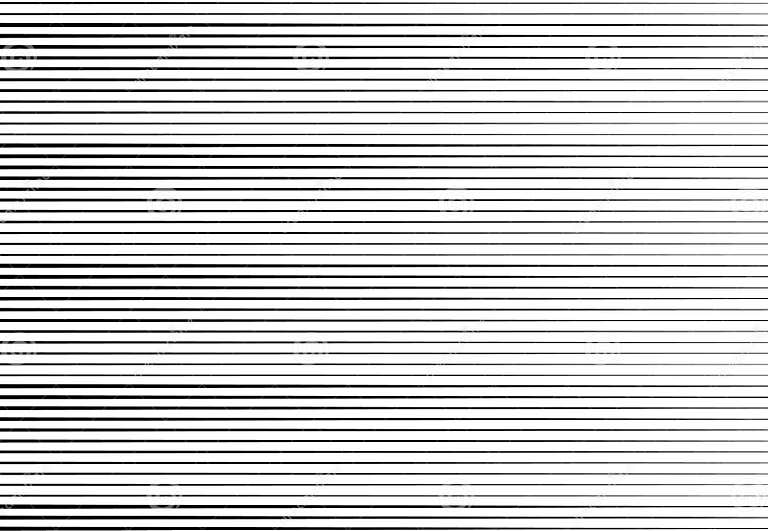 Halftone Random Horizontal Straight Parallel Lines, Stripes Pattern and ...