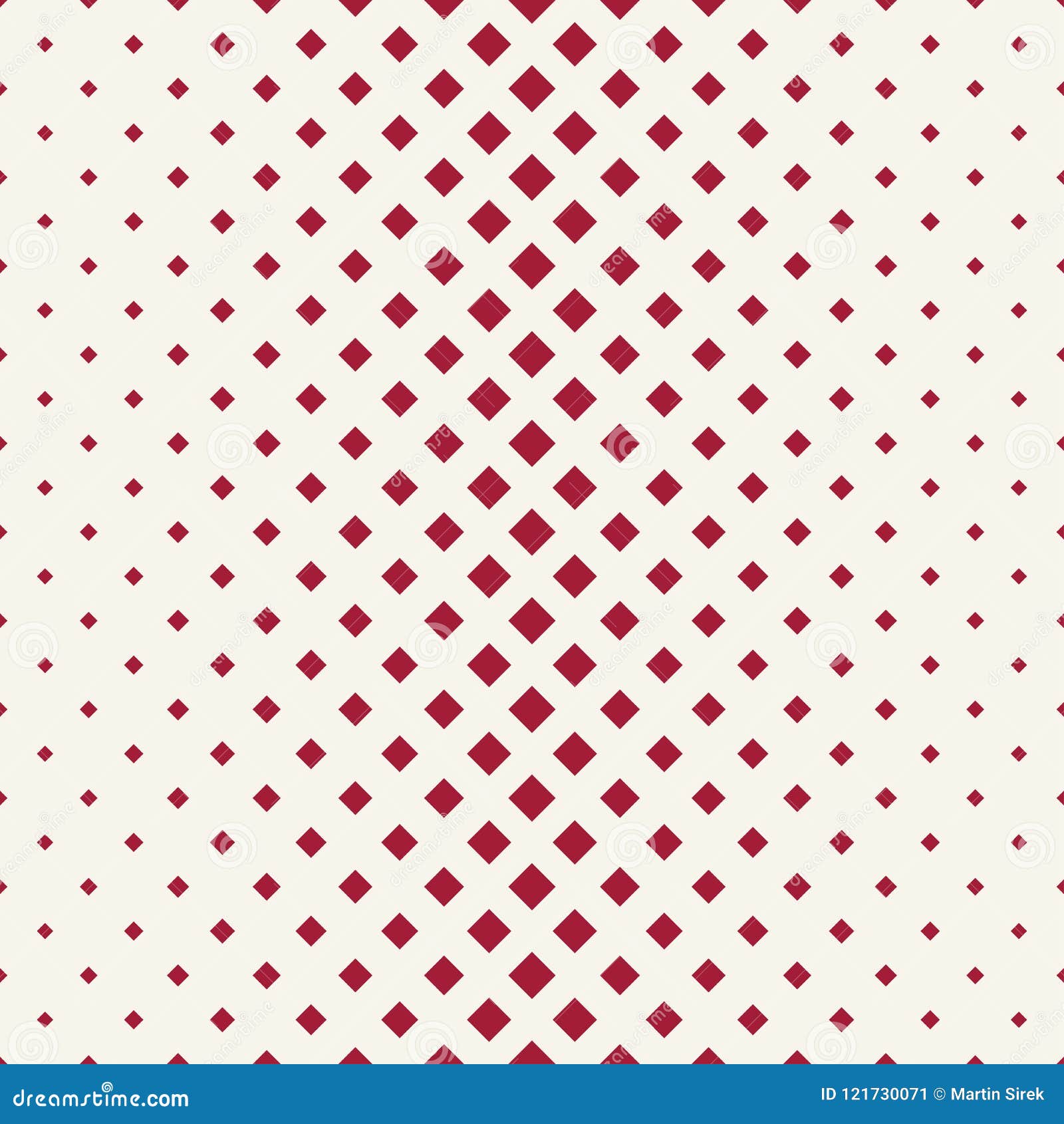 Halftone Red Diamond Geometric Gradient Pattern Stock Vector ...