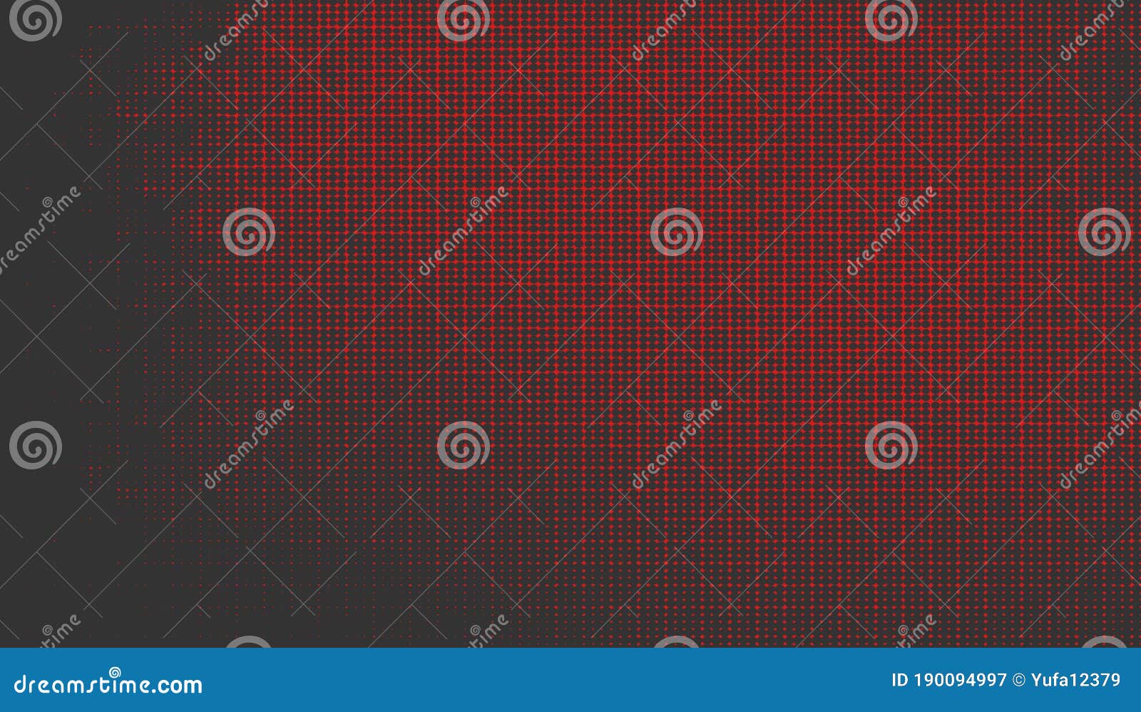 Halftone Red Toned Pattern Dot Abstract Background. Grunge Backdrop ...