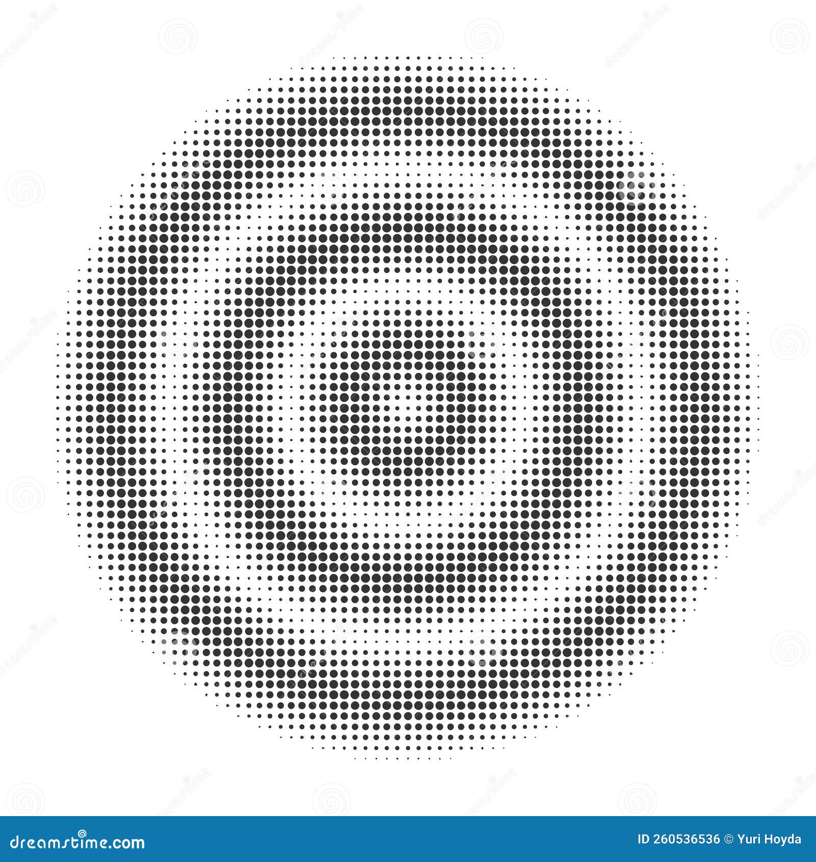 Halftone Ring with Water Ripple Effect. Sonar Wave. Sound Wave. Touch ...