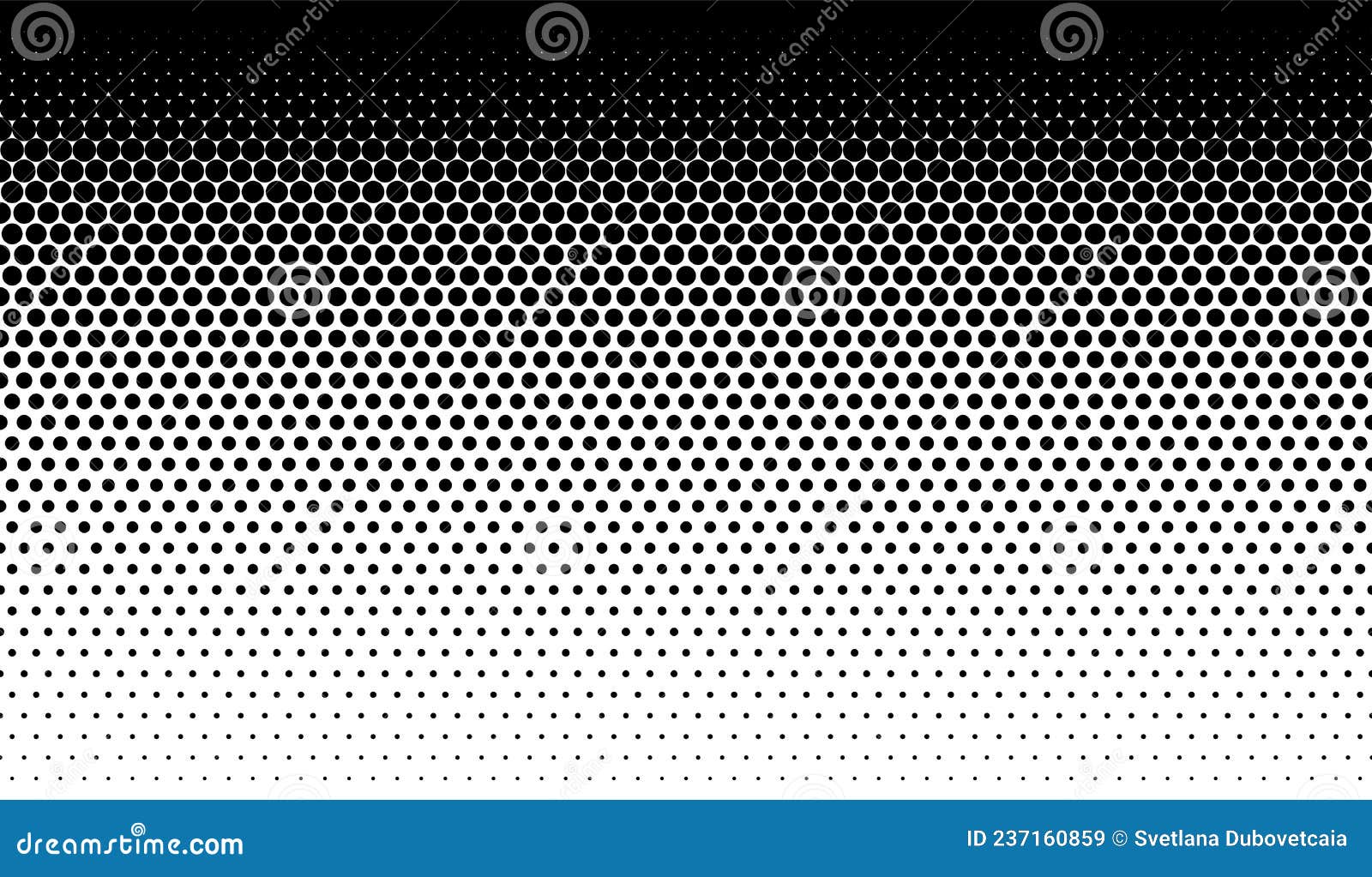 Halftone Seamless Pattern. Dot Background. Gradient Faded Dots. Half ...