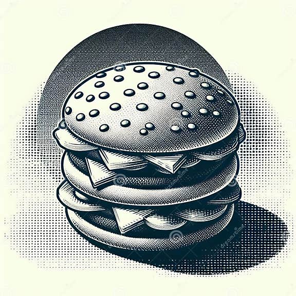 Halftone Shadow a Shadow Effect Created with a Halftone Pattrn Stock ...