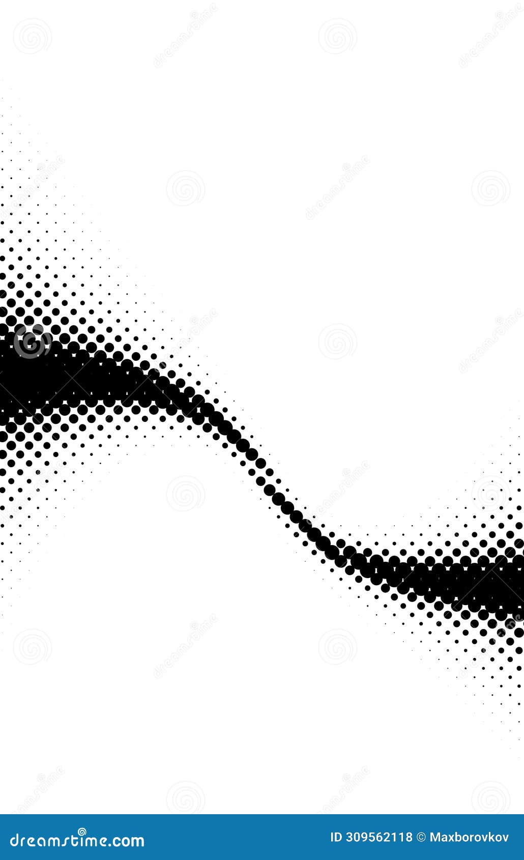 Halftone Soundwave Design stock vector. Illustration of graphic - 309562118