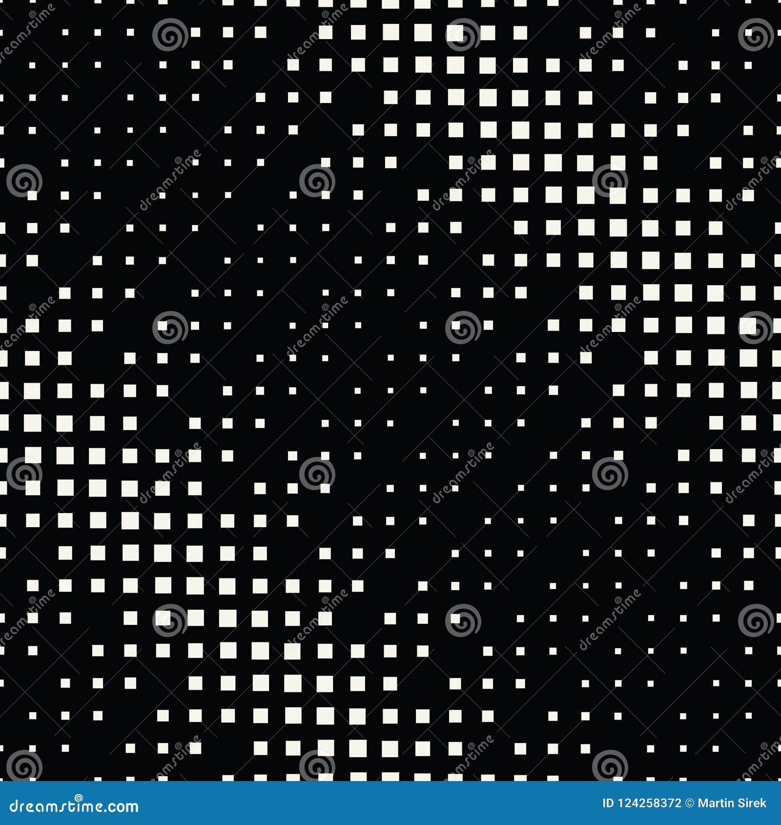Halftone Square Geometric Gradient Pattern Stock Vector - Illustration ...