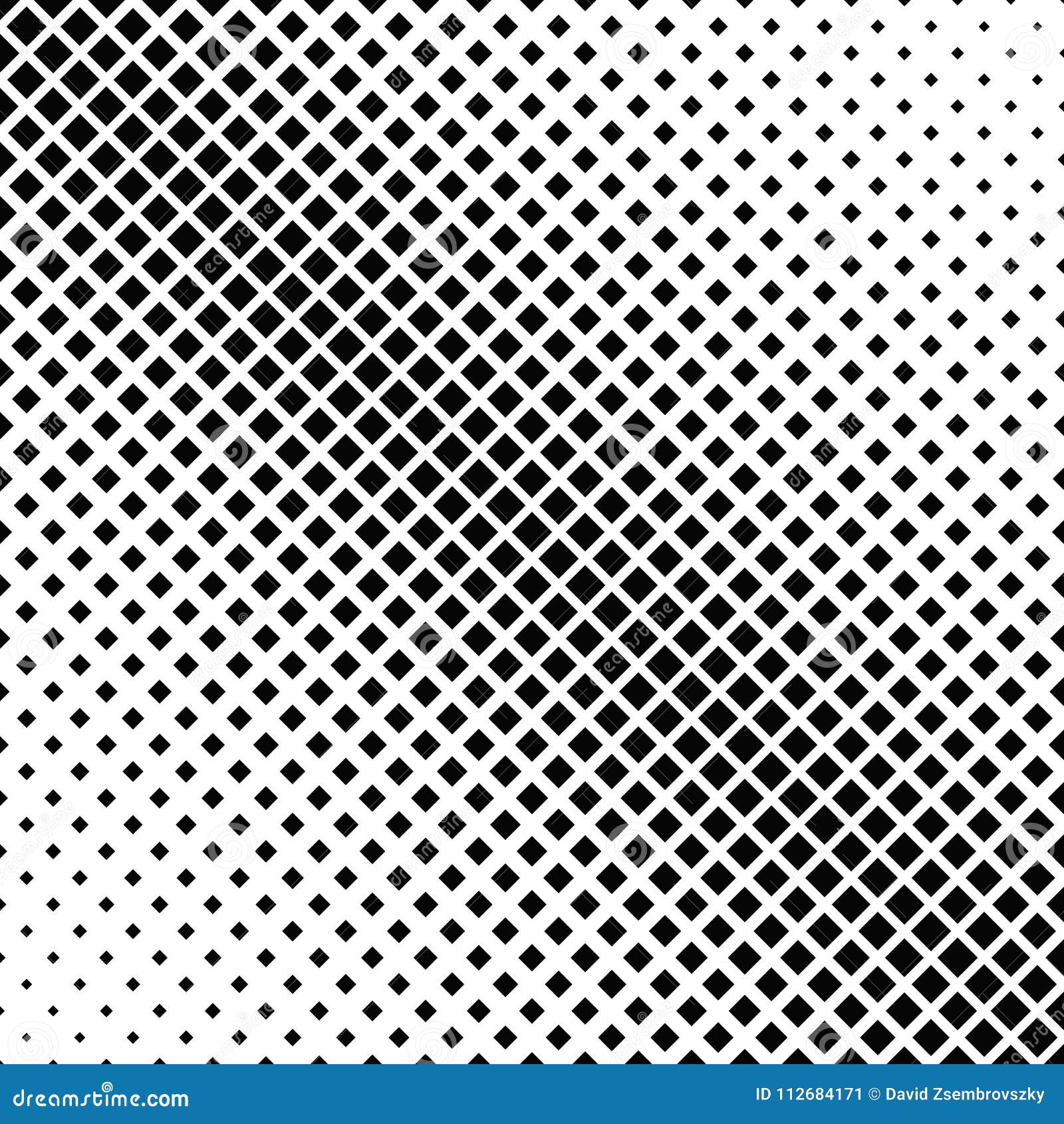 Halftone Square Pattern Background Design - Vector Graphic Design Stock ...
