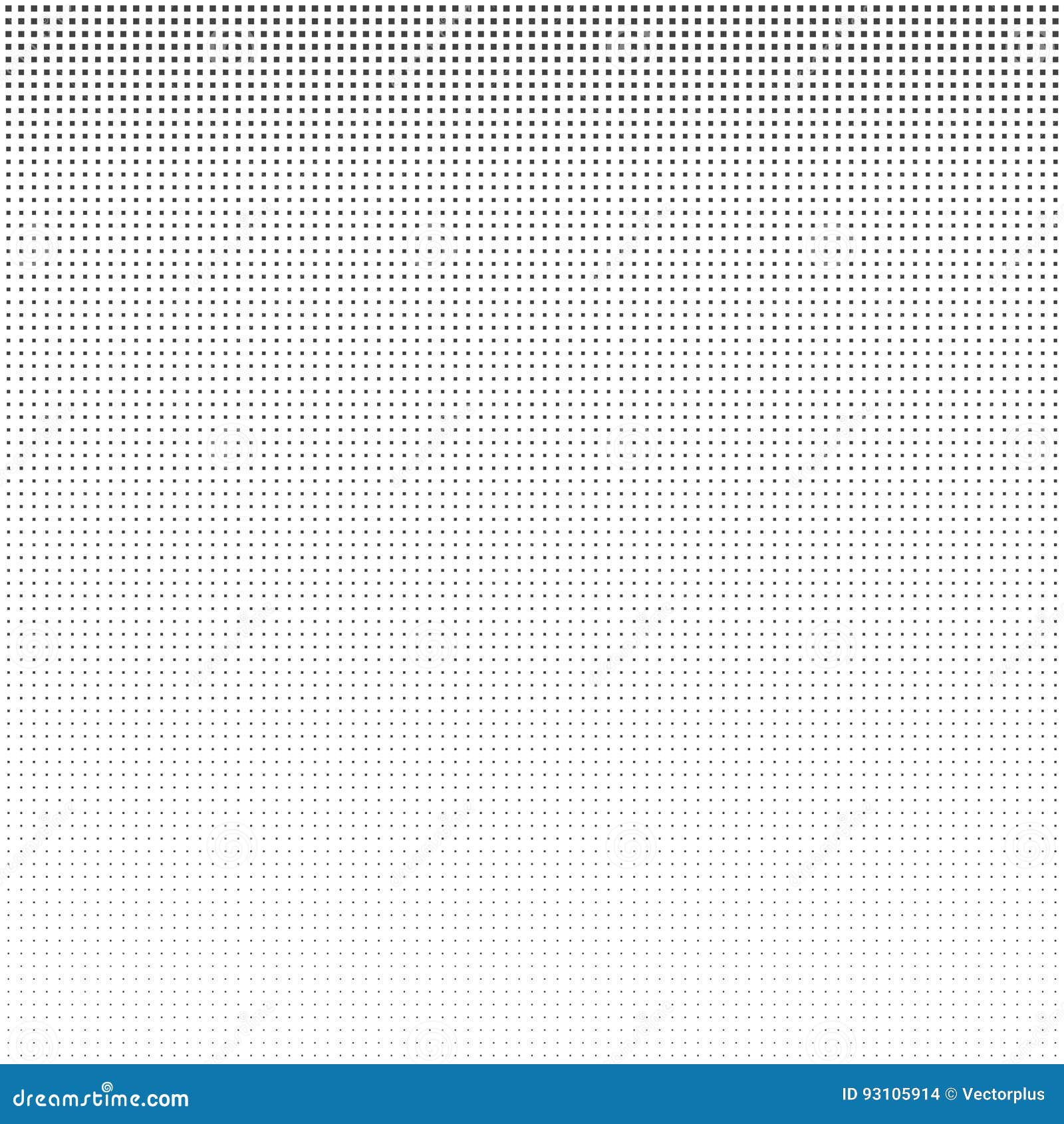 Halftone Square Vintage Retro Gradients Pattern. Monochrome Pop Art ...