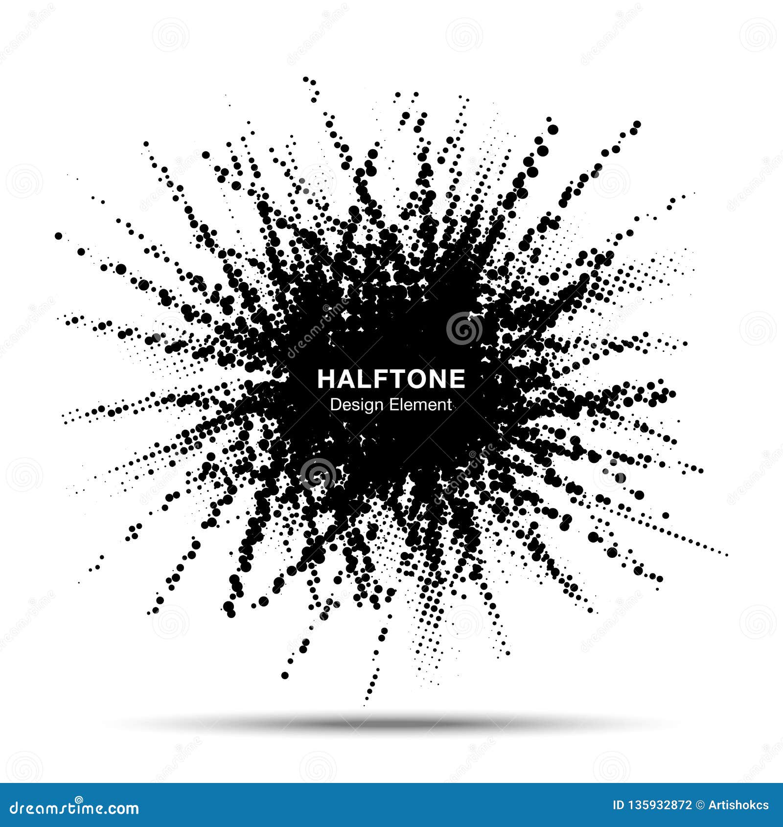 Halftone Star Frame. Grunge Spot Border Using Halftone Circle Dots ... Halftone Star Frame. Grunge Spot Border Using Halftone Circle Dots ...