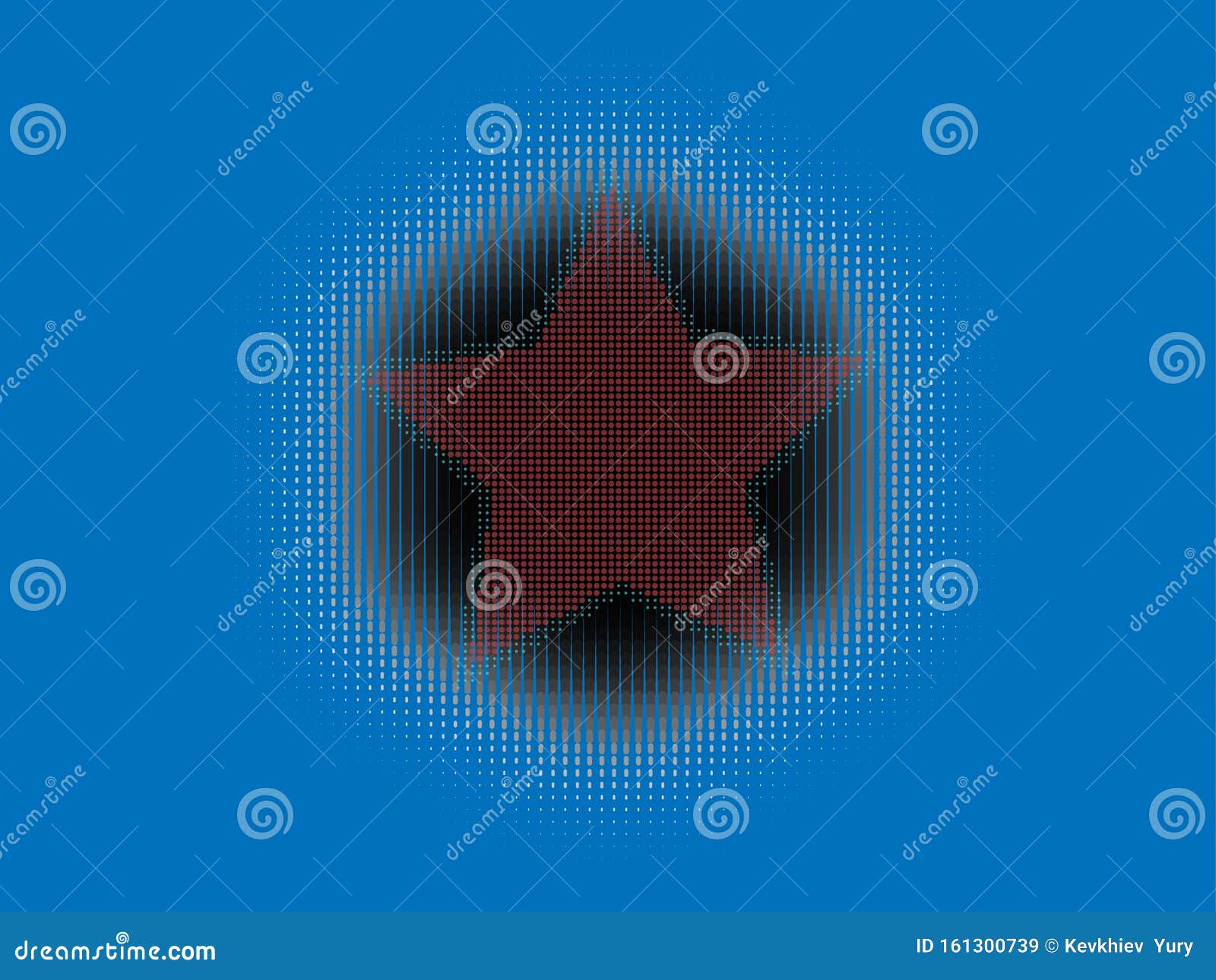 Halftone Star Vector Illustration Stock Vector - Illustration of color ...
