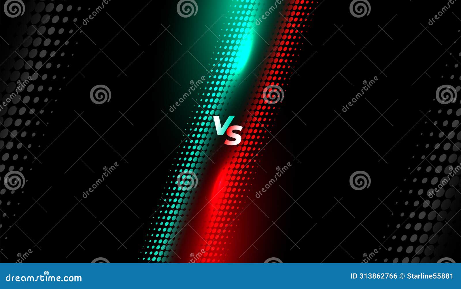 Halftone Style Versus Screen Background Design Template Stock Vector ...