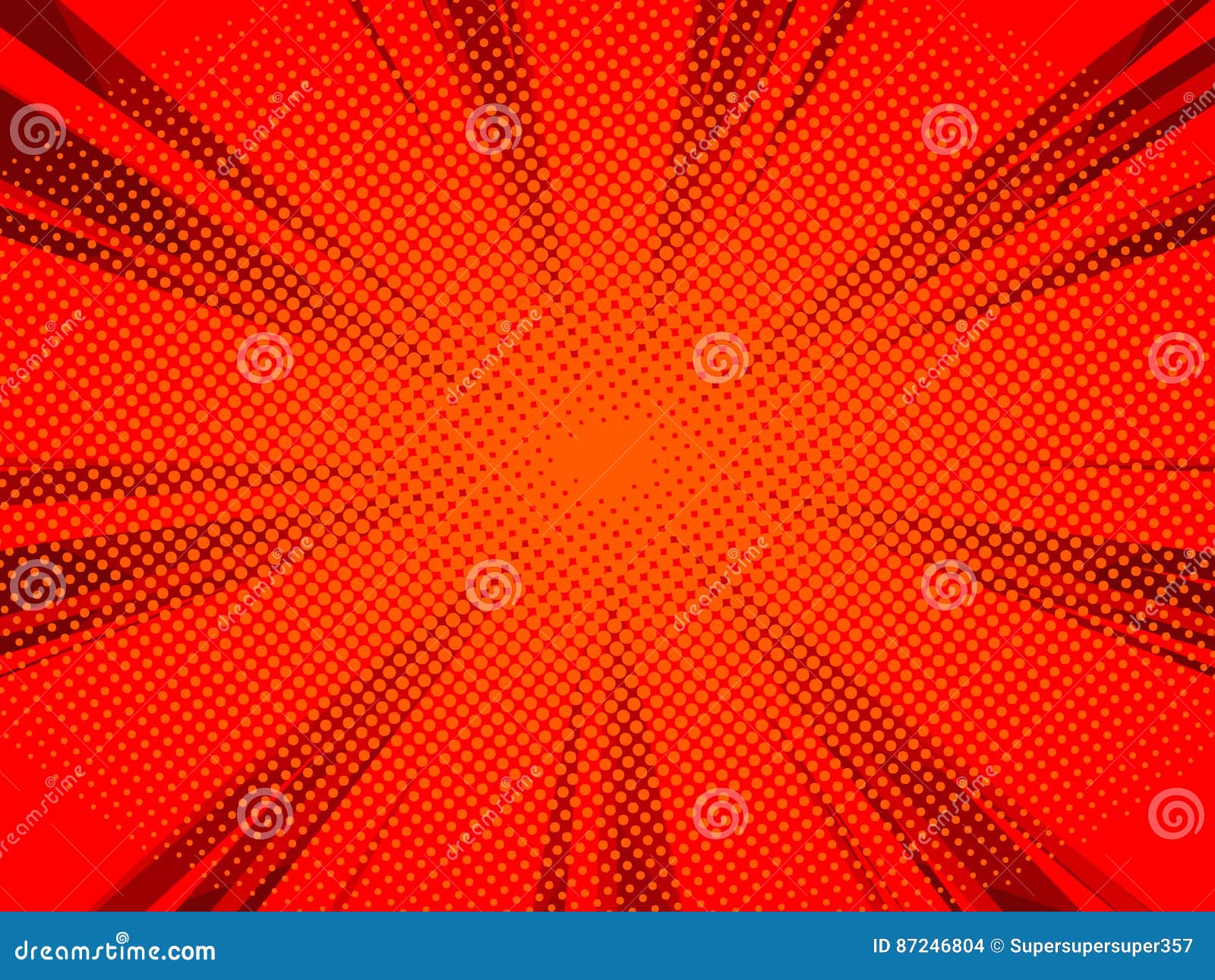 Halftone Texture Comic Book Style Vector Background Stock Vector ...