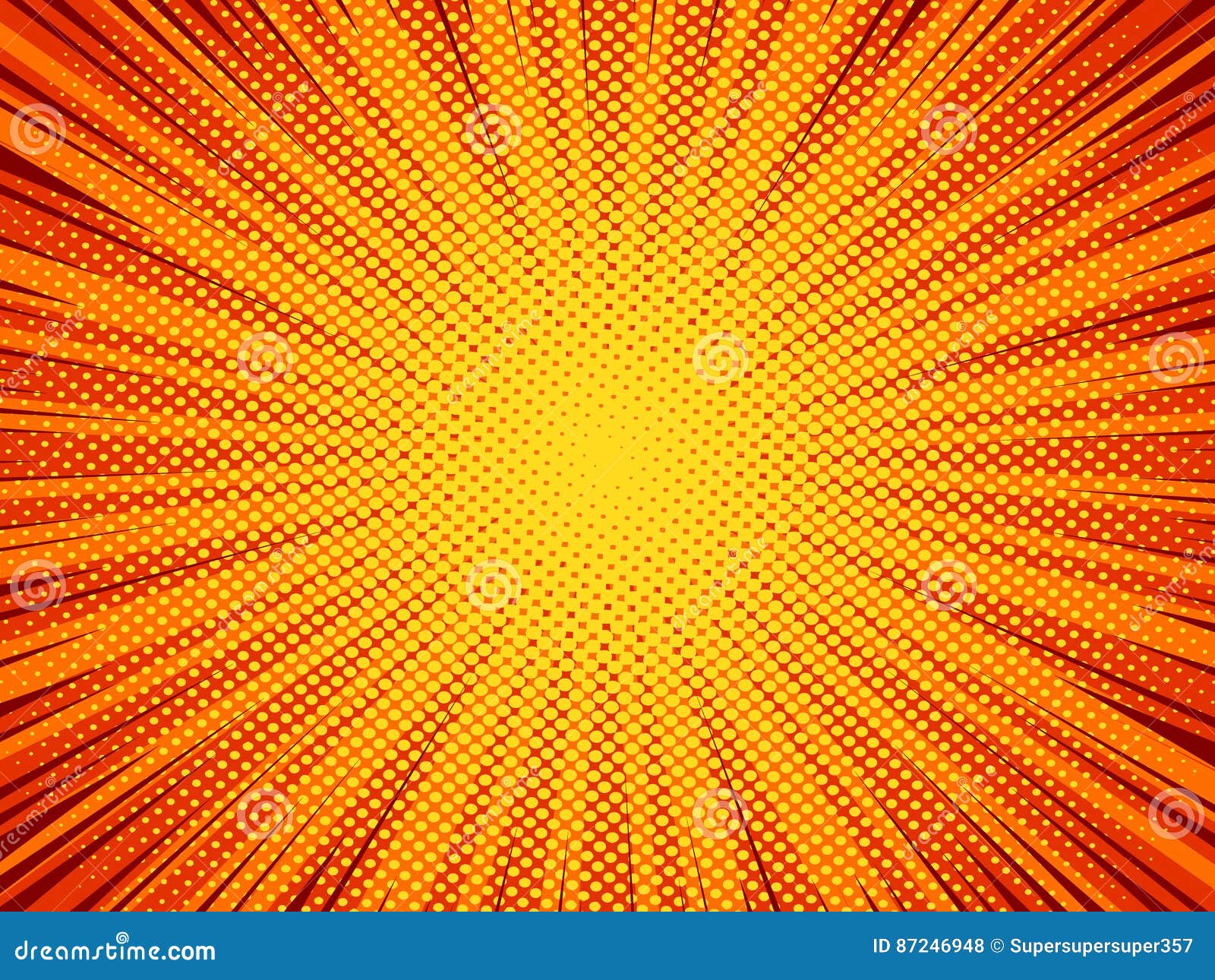 Halftone Texture Comic Book Style Vector Background Stock Vector ...