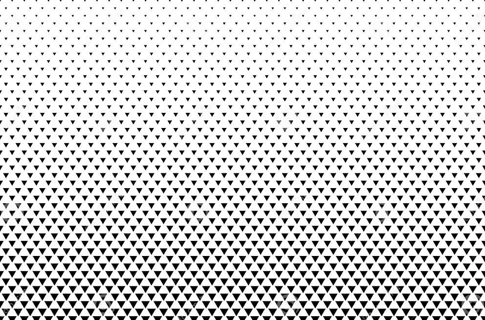 Halftone triangle dots 1 stock vector. Illustration of dotted - 259670176