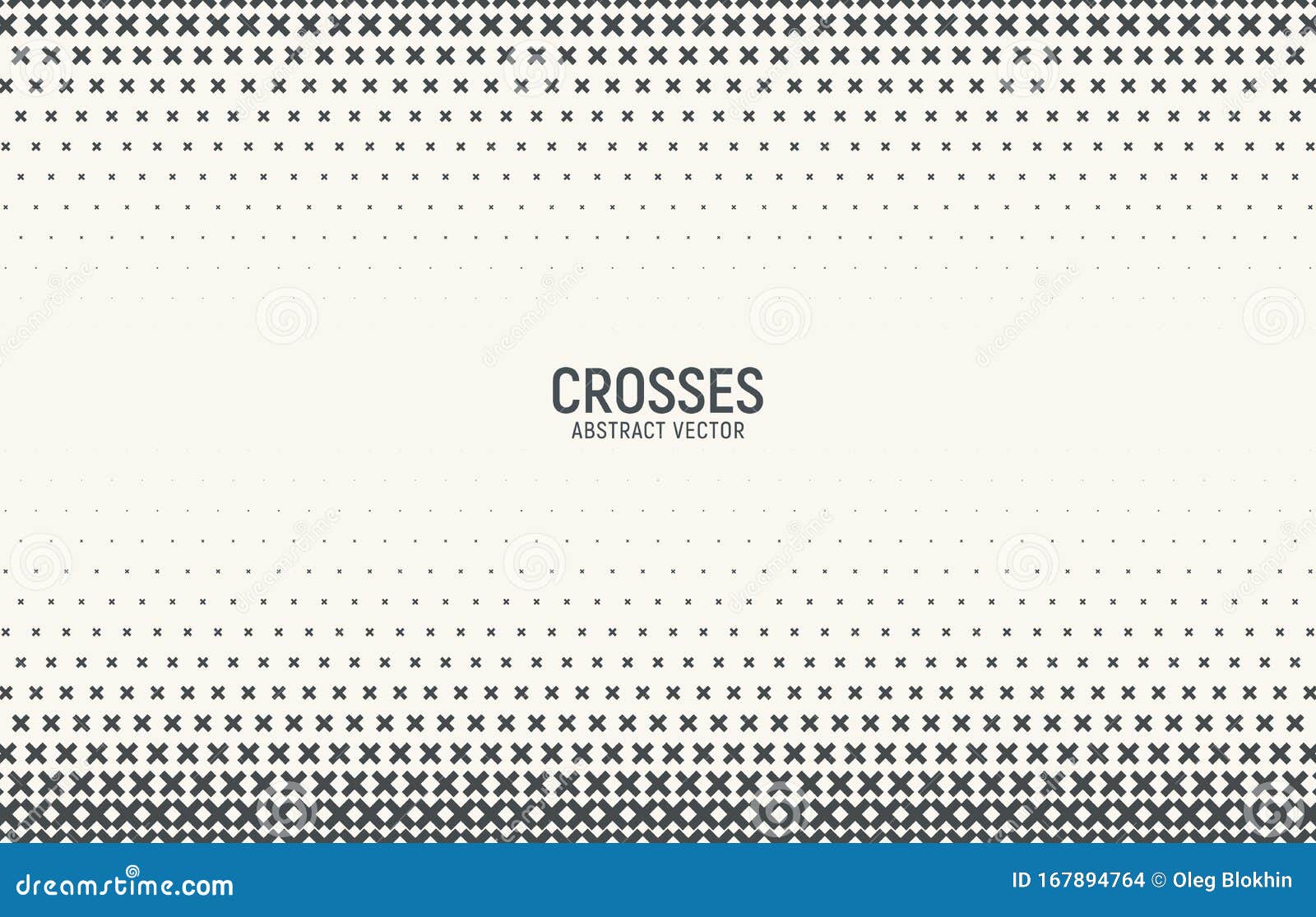 Halftone Vector Gradient with Crosses Texture. Vector Illustration ...
