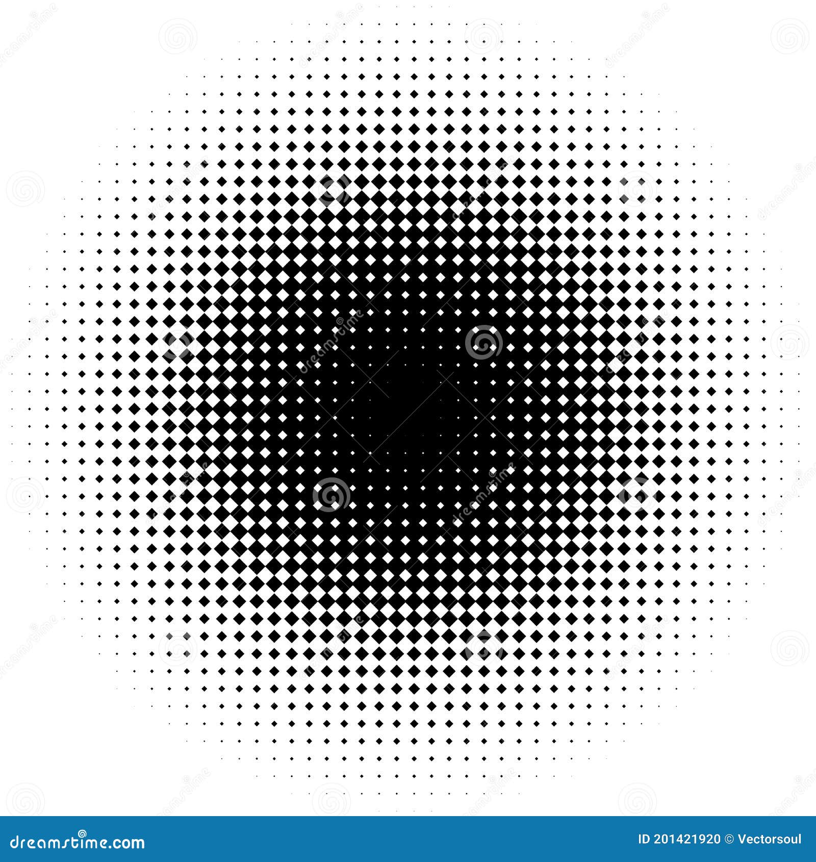 Halftone Vector Illustration. Geometric Half Tone Design Element Stock ...