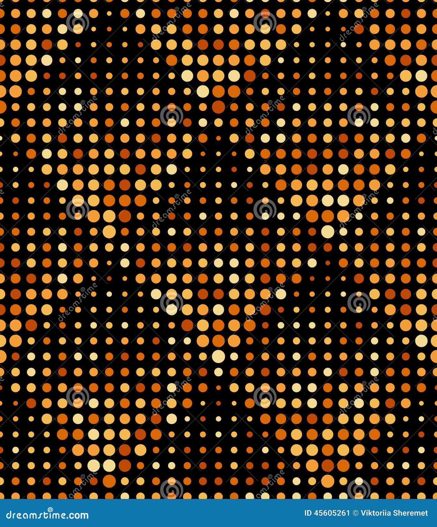 Halftone Vector Seamless Pattern Stock Vector - Illustration of modern ...