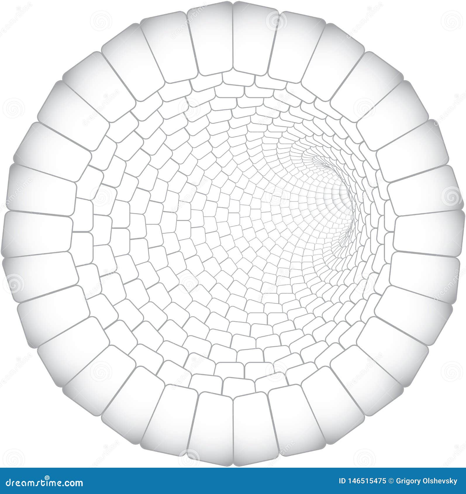 Halftone Vector Spiral Pattern or Texture Stock Vector - Illustration ...