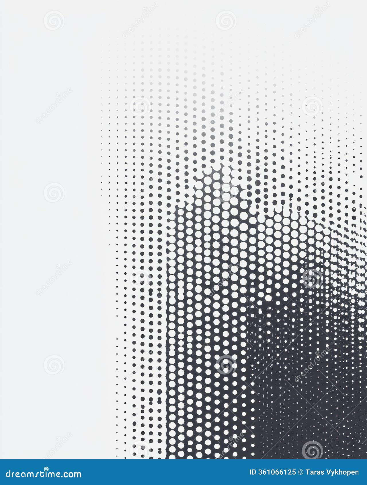 Halftone Vertical Fade Design with Subtle Dots Creating an Elegant ...