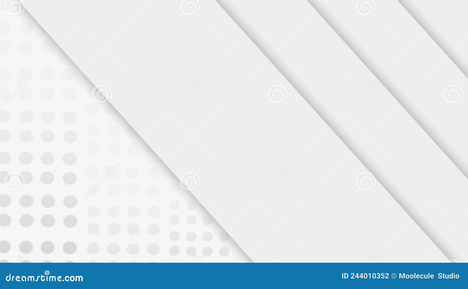 Halftone White and Grey Background with Square Shape. Presentation ...