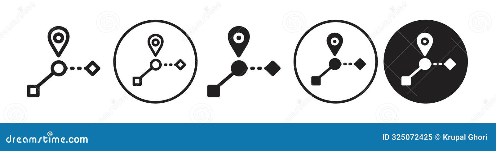 Halfway Vector Icon On White Background. Flat Vector Halfway Icon ...