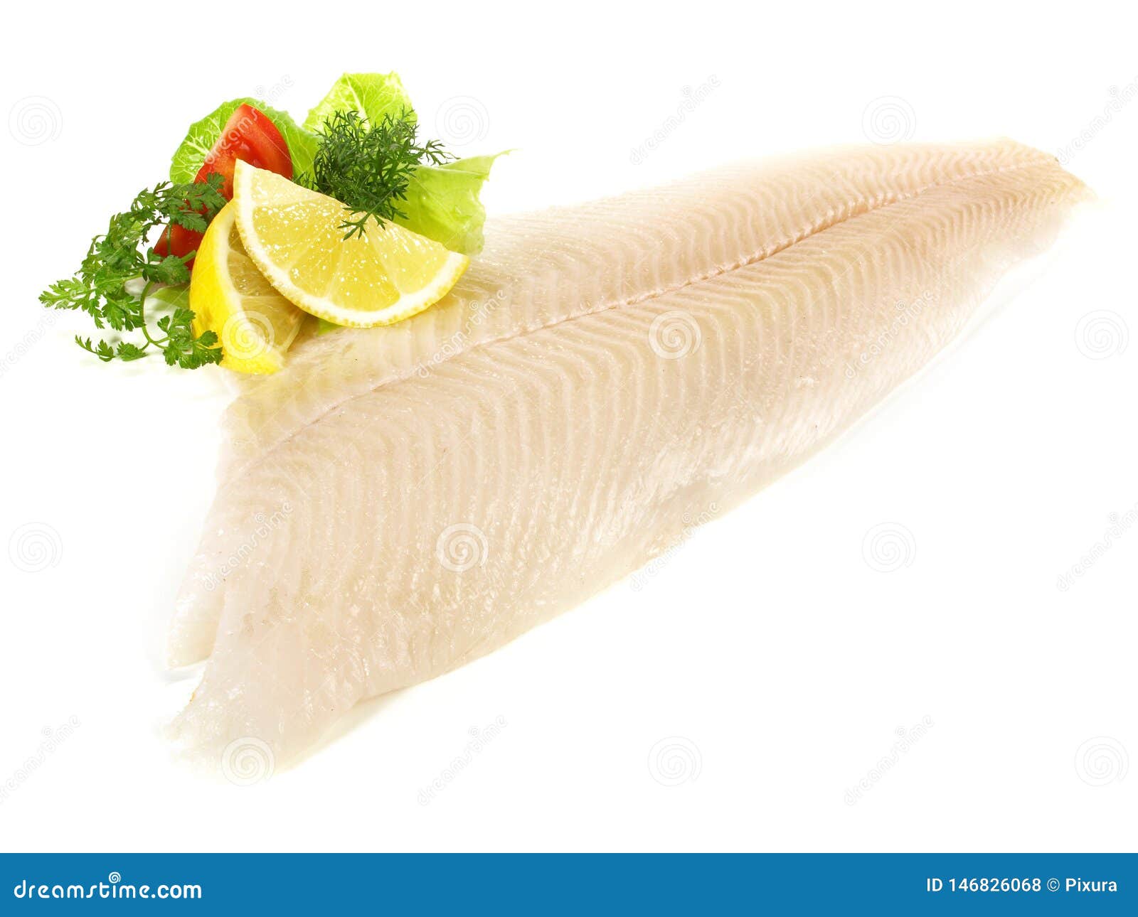 Halibut Fish Fillet stock photo. Image of filet, object - 146826068