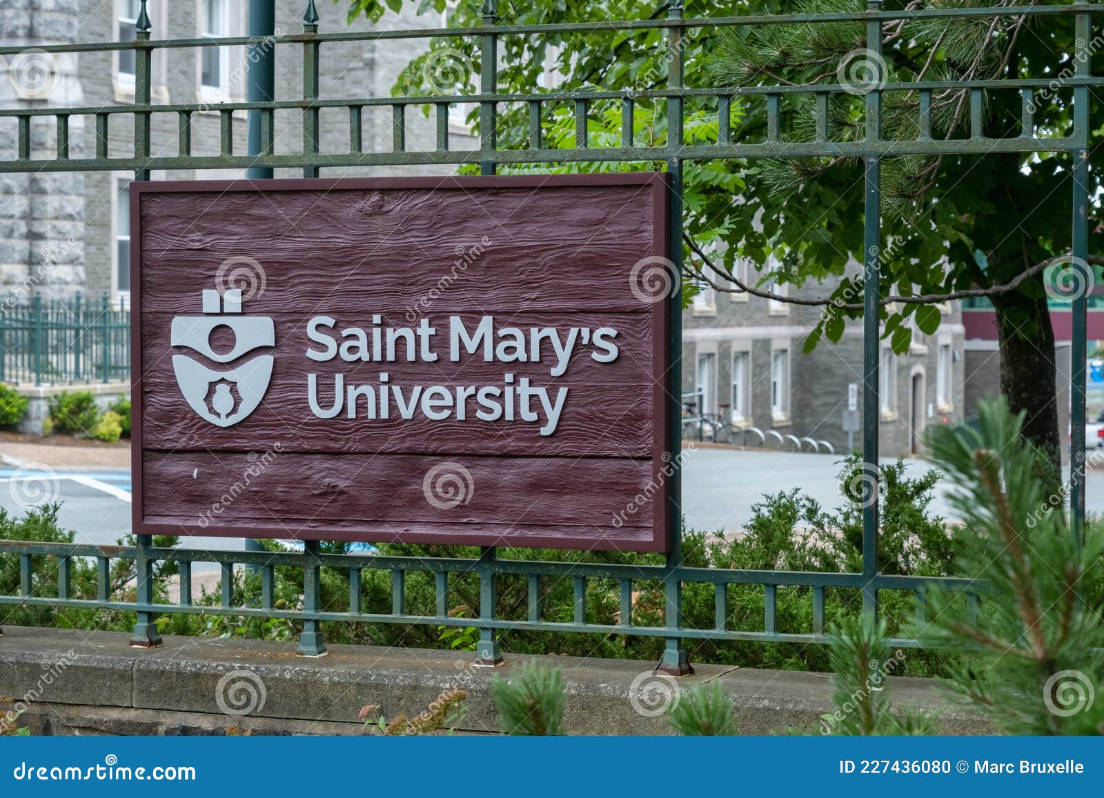 Saint Mary`s University Sign Editorial Image - Image of mary, education ...