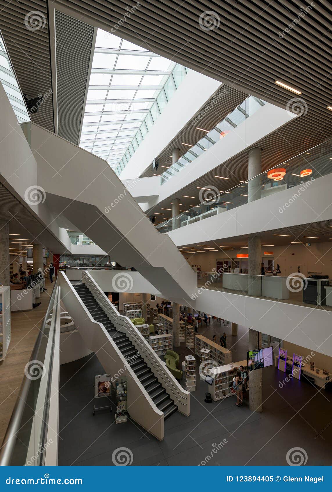 Halifax Central Library editorial image. Image of contemporary - 123894405
