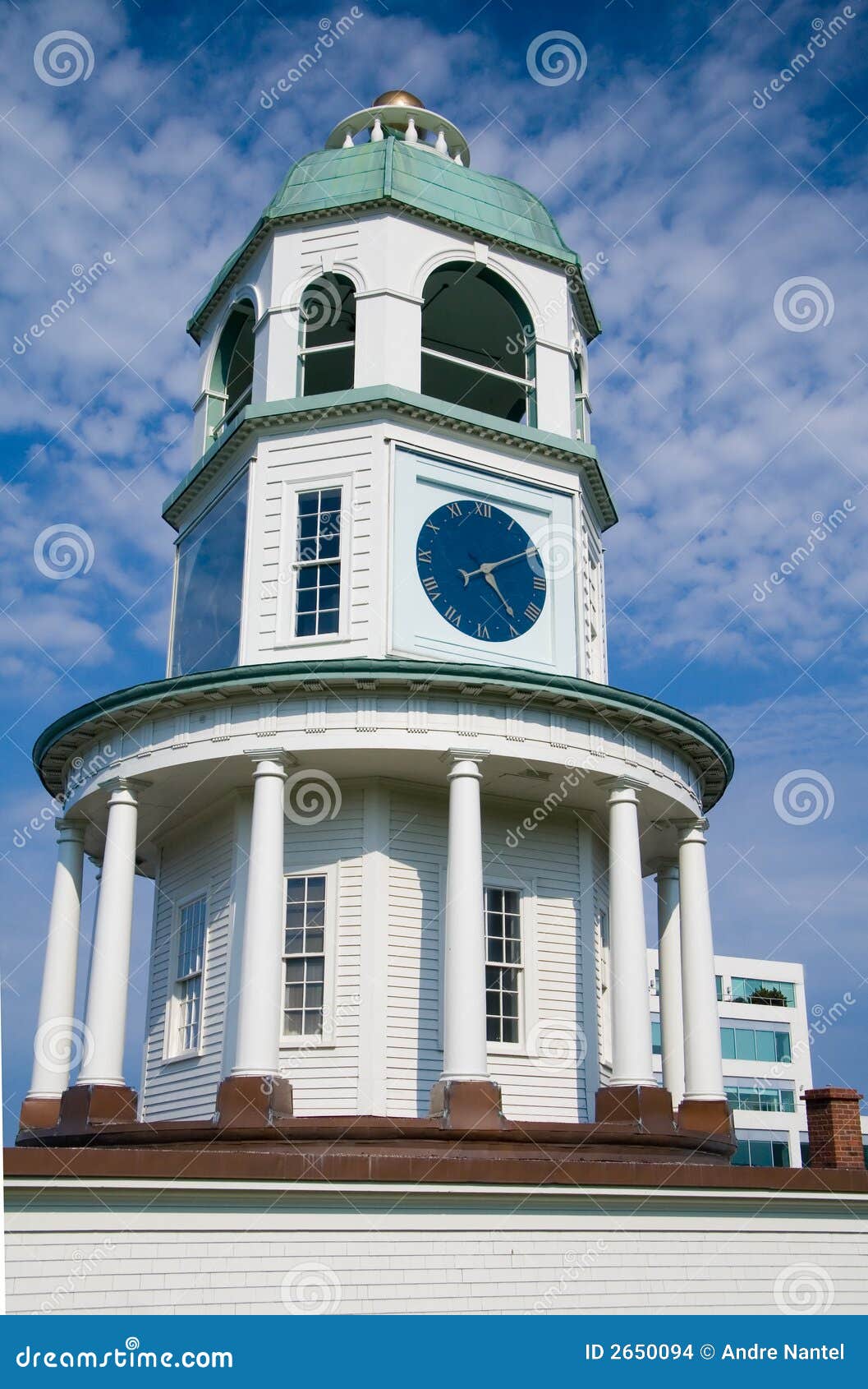 Halifax Clock Tower stock photo. Image of white, historical - 2650094